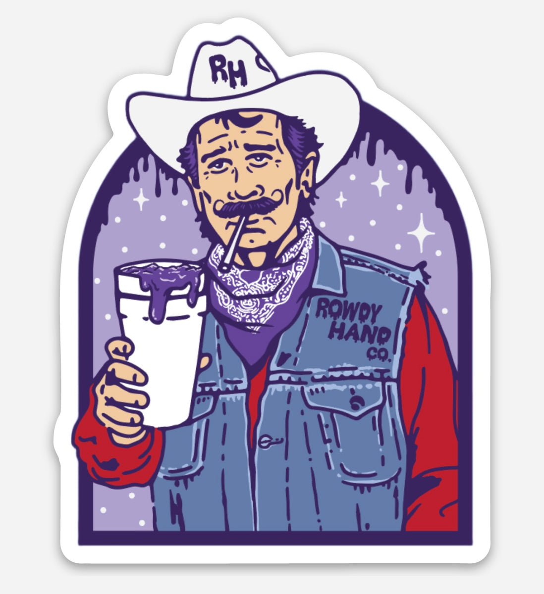 Lean sticker – Rowdy Hand Co.